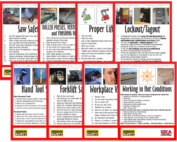 Safety Materials & Posters – Tagged "Operation Safety Poster" – SBCA Store