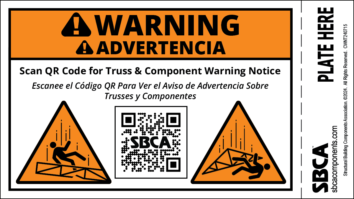 Component Warning Notice Tag (1,000 tags) – SBCA Store