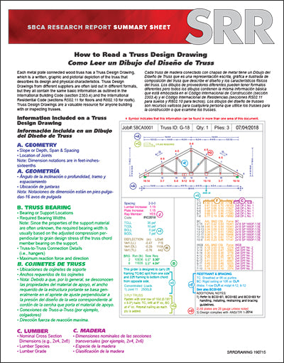 How to Read a Truss Design Drawing (50 copies) – SBCA Store
