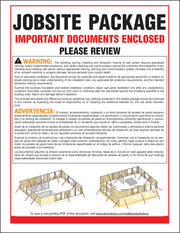 Wall Panel Jobsite Package Cover Sheet (50 sheets) – SBCA Store