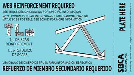 Web Reinforcement Tag (1,000 tags) – SBCA Store